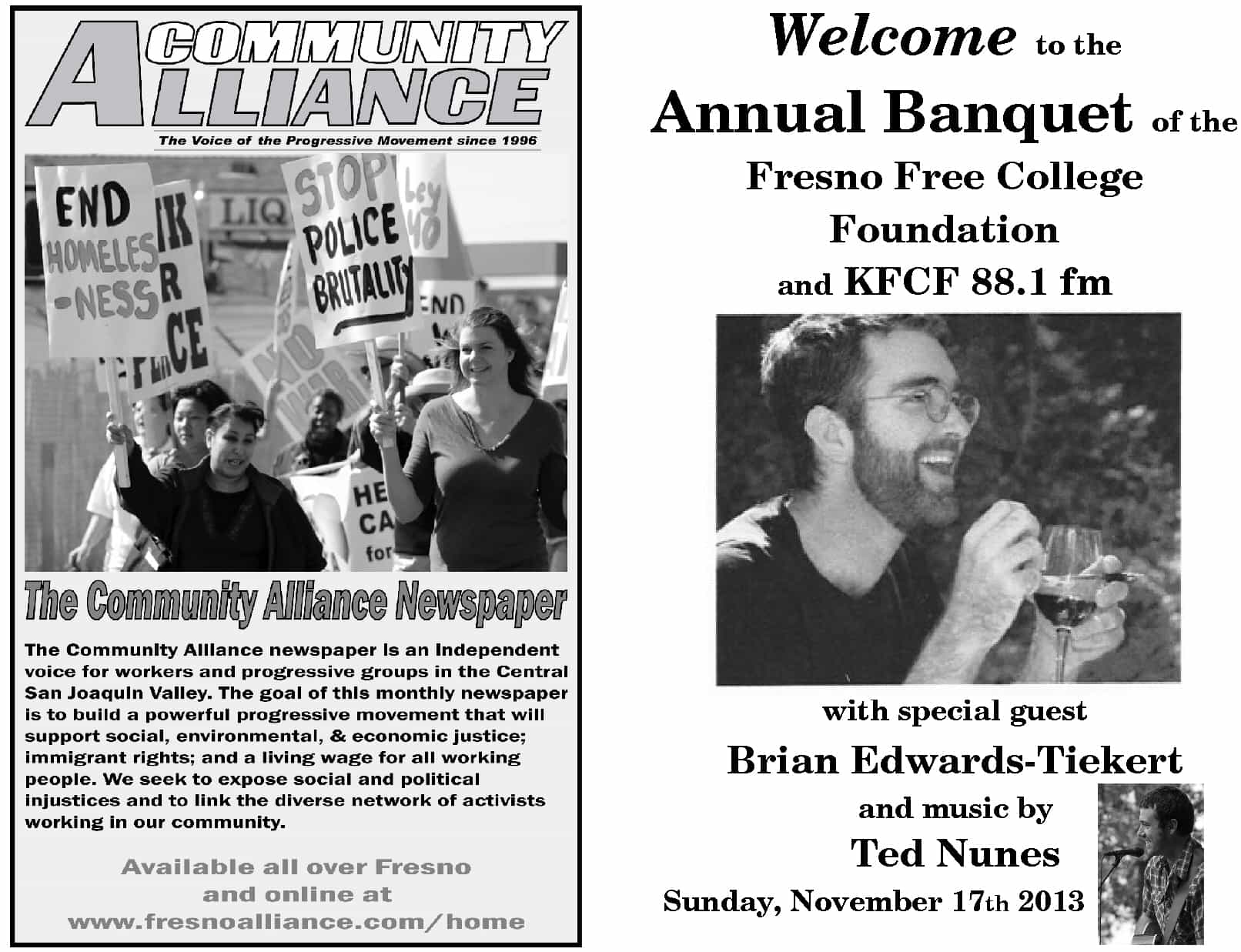 FFCF Banquet 2013-1A | KFCF FM 88.1 Fresno, CA.